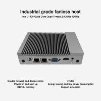 China Industrial Minipc Case Server Intel C-eleron N2840 CPU 4GB Ddr4 128Gb SSD Portable Computer Dual Lan Display Fanless Mini Pc for sale