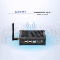 China Desktop Mini Host N5095 N2840 N2940 CPU 4G RAM 128G SSD Industrial Box Petite PC Quad Core Fanless Super Micro Computer for sale