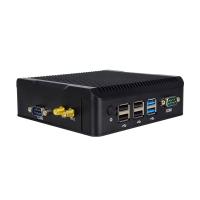 China Small Host Mini PC Wall Mount Industrial with 2 Gigabit Ethernet Ports and DDR4 Memory for sale