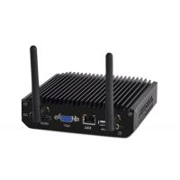 China Miniature Computer Host N2808 CPU DDR3 4G RAM 128G SSD Win7 Wall Mounted All In One Pocket Mini-PC for Business Gaming Study for sale