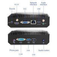 China Miniature Computer Host N2808 CPU DDR3 4G RAM 128G SSD Win7 Wall Mounted All In One Pocket Mini-PC for Business Gaming Study for sale