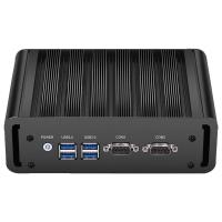 China Embedded I7 Pc Network Industrial Control J1900 4Gb 64Gb Fanless Industrial Mini Pc Box for sale