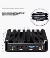 China Industrial Mini Host PC with Quad Core Fanless Design and Dual Network Compatibility for sale