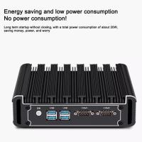 China Customize Mini Pcs Core I3 I5 I7 Aluminum Alloy Fanless Industrial Computer for Business Education for sale