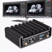 China Customize Mini Pcs Core I3 I5 I7 Aluminum Alloy Fanless Industrial Computer for Business Education for sale