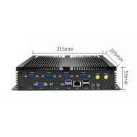 China Computer Factory Industrial Aluminum Alloy Metal Microcomputer Ddr3 I3 I5 Win10 Quad-Core Processor J1900 Industrial Mini Pc for sale