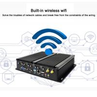 China Microcomputer Core I5 I3 Lan Wifi Linux Win10 Pro Industrial Mini Pc 8Gb Ram Fanless Micro Computer for sale