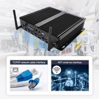 China Micro Computer Host Quad Core I3 I5 I7 6Com 6Usb J1800 J1900 Windowsxp Os Fanless Mini Industrial Pc Nano Box for Monitor for sale