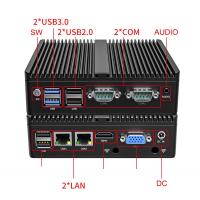 China Oem J4125 I3 I5 I7 64G 128G 256G 512G Industrial Barebone Micro Computer Embedded Dual Lan Display Fanless Mini Pc for sale
