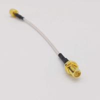 China U.FL IPEX Female Male Connector 0.81mm 1.13mm Mini Coaxial RF Cable Assembly 50ohm for sale