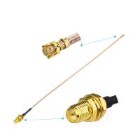 China IPX MHF U.FL RF Coaxial Cable RG178 SMA-J Female 50 Ohm 8cm VSWR 1.5 for sale