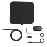 China Digital Indoor TV Antenna Amplified VHF174-230 UHF470-860 30dbi Gain 50 Ohm for sale