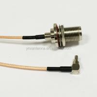 China Black N Female to SMB Fakra CRC9 TS9 Adapter Coaxial Cable RG174 RG178 RG316 15cm 50 Ohm for sale