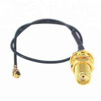 China IPEX UFL to SMA Coaxial RF Connector Antenna Cable 75 Ohm 15cm Vertical Polarization for sale