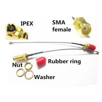 China 1.13mm RF Coaxial Pigtail Cable 50Ω MHF4L to N Male Female Antenna 12cm for sale