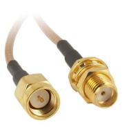 China RG178 Coaxial Cable SMA to IPEX Waterproof 10cm 75 Ohm DC 3.3-5.0V for sale