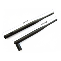 China 5dBi Gain UV Protected ABS Indoor Omni-directional WiFi Antenna 2400-2500MHz 19.6cm for sale
