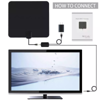 China Yetnorson 360 Degree 1080P HDTV Antenna 50 Miles Range DC 3.3-5.0V Indoor for sale