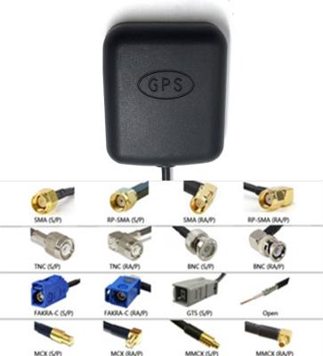 China GPS Antenna 28dBi Gain SMA MCX Fakra Connector for Car Navigation 1575.42MHz for sale