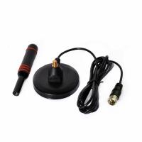 China 5dBi Car Satellite TV Antenna F/IEC Connect HDTV DVB-T2 Magnetic Base 103mm for sale