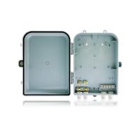 China 4 Port Splitter Termination Cabinet Fiber Distribution Box Enclosure PVC 0-2500MHz for sale