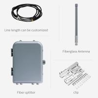 China 4 Port Splitter Termination Cabinet Fiber Distribution Box Enclosure PVC 0-2500MHz for sale