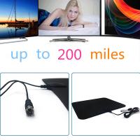 China Indoor HDTV Antenna 50 Mile Range 75 Ohm with IEC Connector for Free Local Channels for sale