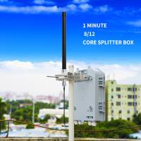 China 1.8/12 Core Fiber Splitter Box Outdoor Waterproof 330x260x100mm for Helium Antenna for sale