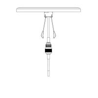China Yetnorson 18dBi 698-4000MHz LTE Indoor Omni Antenna for Signal Booster Coverage for sale