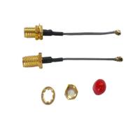 China RG1.13 SMA Female to U.FL IPX Jumper Cable 10cm 50 Ohm VSWR 1.5 for sale