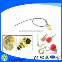China RG1.13 SMA Female to U.FL IPX Jumper Cable 10cm 50 Ohm VSWR 1.5 for sale