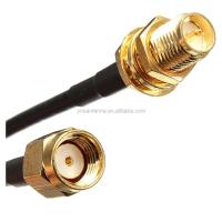China U.FL to SMA Female Bulkhead RG316 Coax Cable Assembly 50 Ohm 15cm for sale