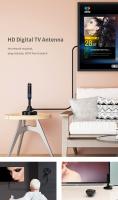 China Yetnorson Dual Frequency Rubber Indoor Digital TV Antenna 28dBi Gain 250x220mm for sale