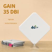 China 35dBi 3G 4G LTE TS9 SMA-Male Antenna 600-2700MHz VSWR≤1.5 50W for sale