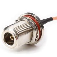 China RG316 N Female to Male RF Coaxial Extension Cable 15cm 50 Ohm Communication Antenna Pigtail for sale