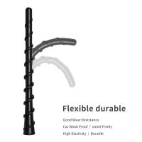 China 7 Inch Black Spiral Bending AM FM Radio Antenna 5dbi Gain Universal Fit for Trucks Cars SUVs for sale