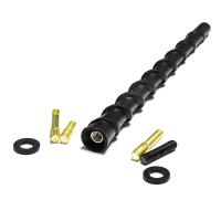 China 7 Inch Black Spiral Bending AM FM Radio Antenna 5dbi Gain Universal Fit for Trucks Cars SUVs for sale