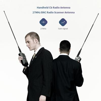 China Universal High Gain Two Way Telescopic Adapter Female Tower Base UHF VHF HF Ham Radio CB Antenna 25cm 3-5dBi for sale
