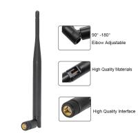 China ABS Dual Band 5dBi WiFi Antenna 2.4GHz 5GHz 5.8GHz for Long Range Indoor Wireless Receiver for sale