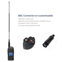 China Universal High Gain Two Way Telescopic Adapter Female Tower Base UHF VHF HF Ham Radio CB Antenna 25cm 3-5dBi for sale
