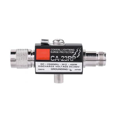 China RF Coaxial Cable Arrester Protector N Female to Female 0-2500MHz 50 Ohm for sale
