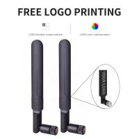 China Yetnorson Black 2.4GHz 5GHz 6E WiFi Antenna 5dBi SMA Omni Directional 1km Long Range for sale