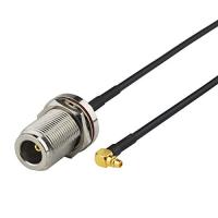 China VSWR 1.5 RF Connector Antenna Transfer Line Female Needle to IPEX 1.13 Cable 15cm for sale