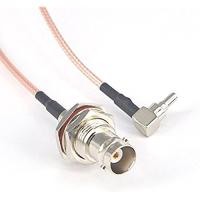 China RG316 Cable Assembly MCX Male to TNC Female 15cm WiFi RF Antenna Pigtail for sale