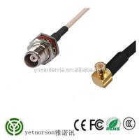China RG316 Cable Assembly MCX Male to TNC Female 15cm WiFi RF Antenna Pigtail for sale