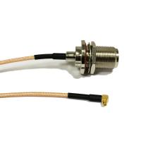China RG316 Cable Assembly MCX Male to TNC Female 15cm WiFi RF Antenna Pigtail for sale