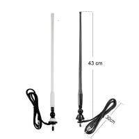 China Waterproof 180-Degree Swivel Base FM AM Marine Boat Car Radio Antenna 88-108MHz 50 Ohm for sale