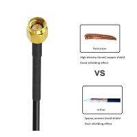 China 50 Ohm SMA Female Pigtail Cable RG178 RG1.13 0.6dB Insertion Loss for Antenna for sale