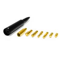 China Universal VHF LED Light Topper Roof Mount AM FM Radio Car Antenna 25cm 3-5dBi for sale