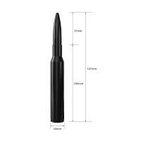 China Universal VHF LED Light Topper Roof Mount AM FM Radio Car Antenna 25cm 3-5dBi for sale